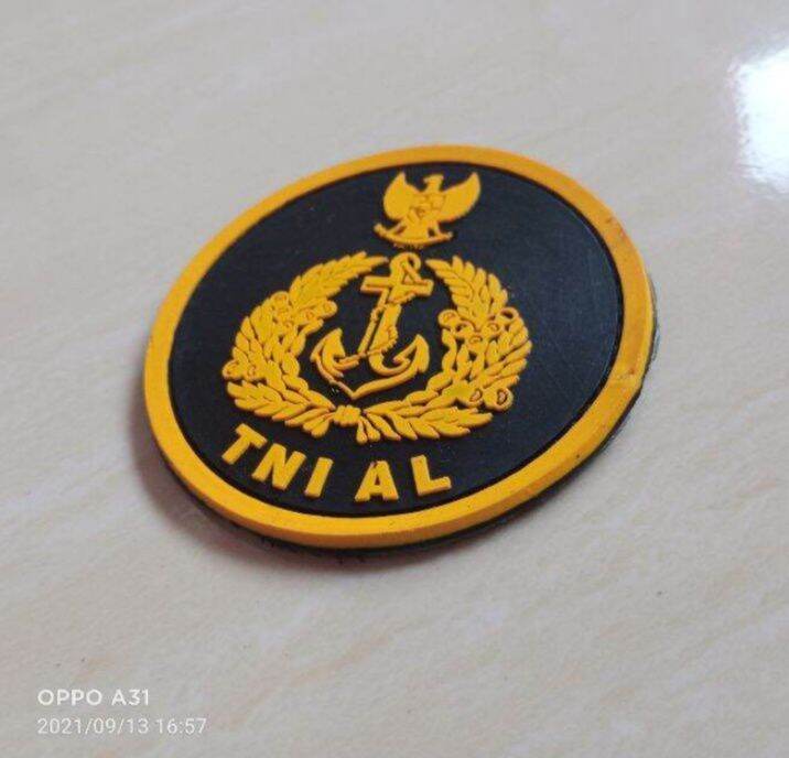 Patch Rubber Logo TNI AL Bulat | Lazada Indonesia