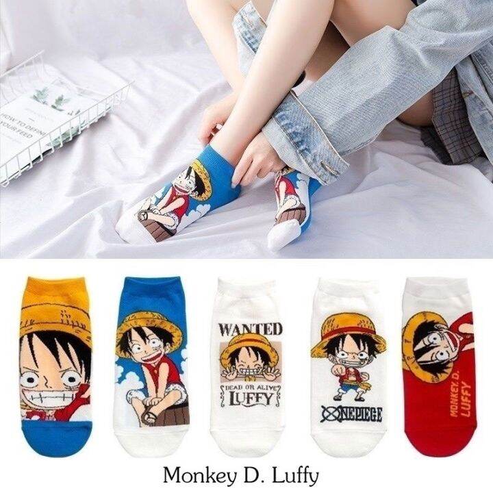 One Piece The Luffy Iconic Sock set of 5 pairs | Lazada PH