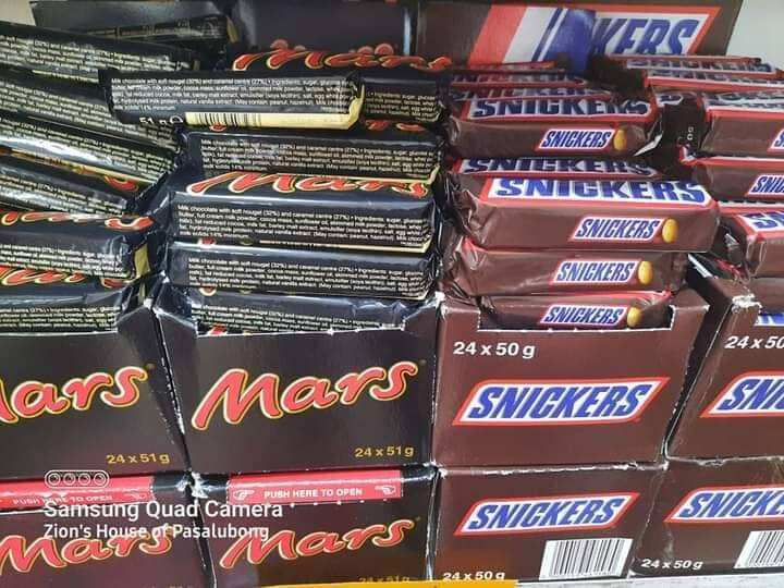 3 for 120 snickers chocolate/ Mars chocolate bar 50g | Lazada PH