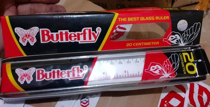 penggaris butterPly 20cm isi 12 pcs | Lazada Indonesia
