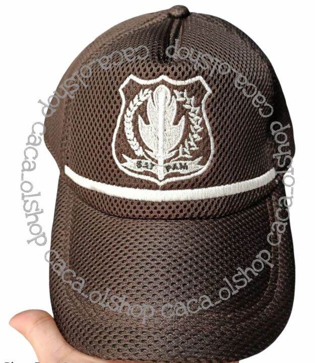 Topi Satpam Terbaru Model Jaring Logo List | Lazada Indonesia