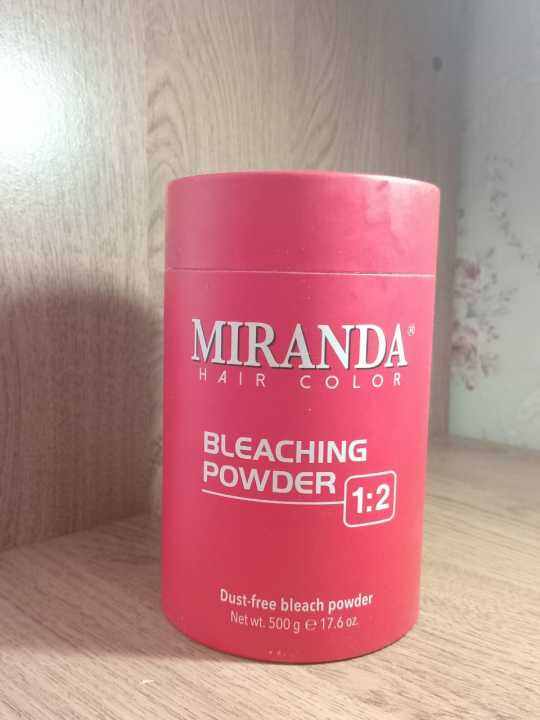 MIRANDA HAIR COLOR BLEACHING POWDER 500G | Lazada Indonesia