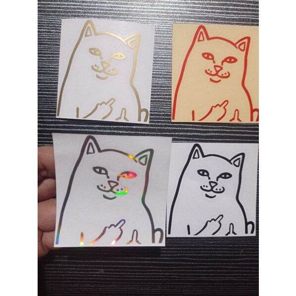 STICKER MIDDLE FINGER FUCEK LUCU MOBIL LEPTOP STIKER MOTOR | Lazada ...