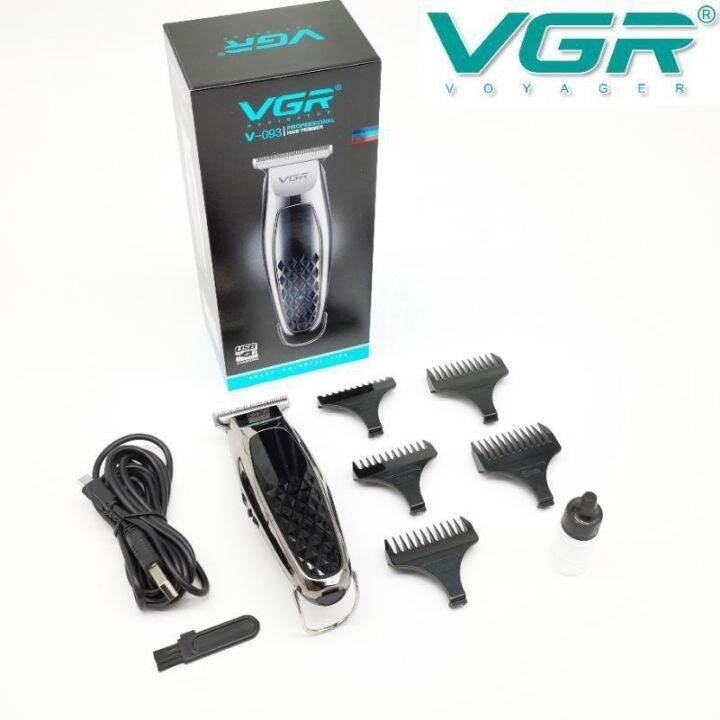Original VGR V-093 Zero Adjustable Professional Rechargeable Hair trimmer | Lazada
