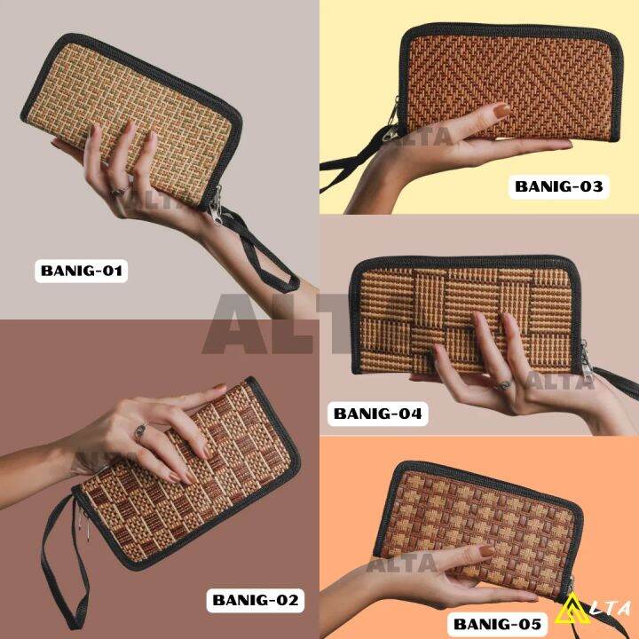 Local made Banig wallet with compartment | Lazada PH