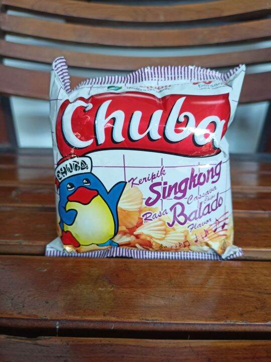 Chuba Kripik Singkong Rasa Balado 1 renceng isi 10 pcs | Lazada Indonesia