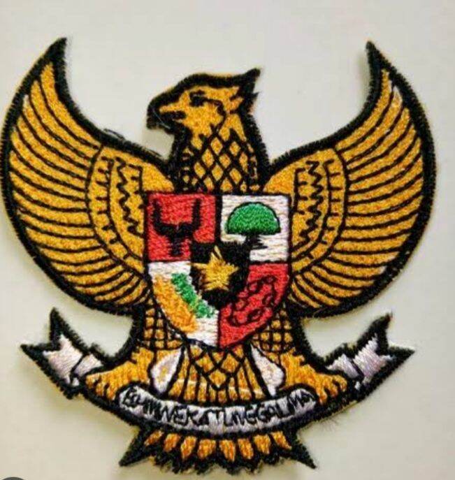 Logo bordir panwaslu 1 set 3 psc garuda bendera panwaslu | Lazada Indonesia