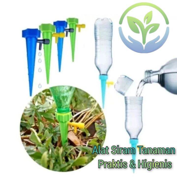 ALAT SIRAM TANAMAN OTOMATIS TYPE TETES DRIP POT BUNGA SPRINKLER BOTOL ...