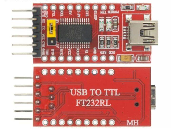 USB to TTL FT232RL UART FTDI FT232RL FT232RL Driver โมดูลโมดูลแปลง Usb ...