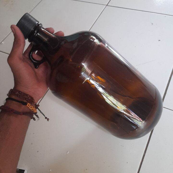 Botol coklat 4 liter Botol amber Botol Ex Kimia | Lazada Indonesia
