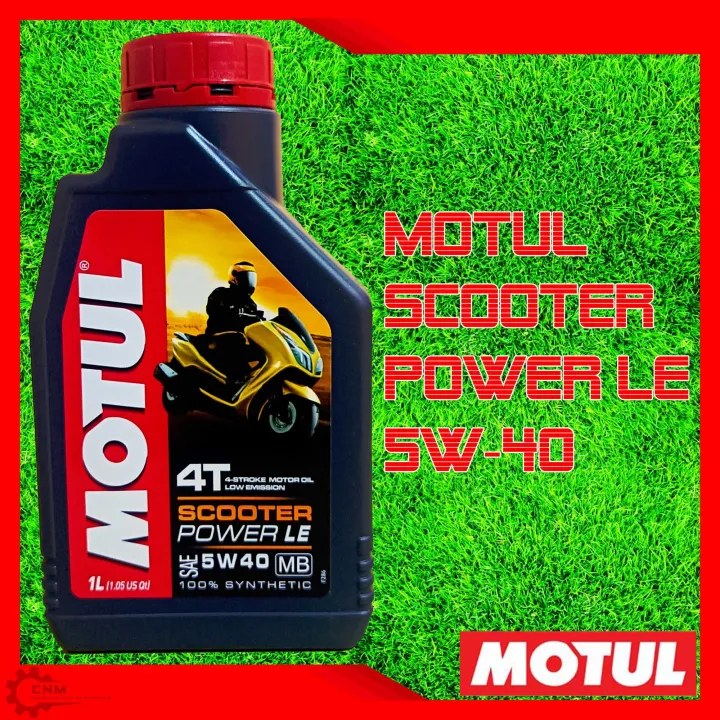 MOTUL SCOOTER POWER LE 5W-40 1L FULLY SYNTHETIC | Lazada PH