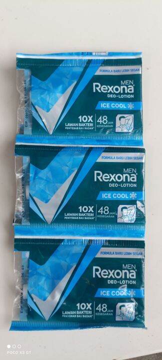 Rexona Men deo lotion ice cool 6 sachet | Lazada Indonesia