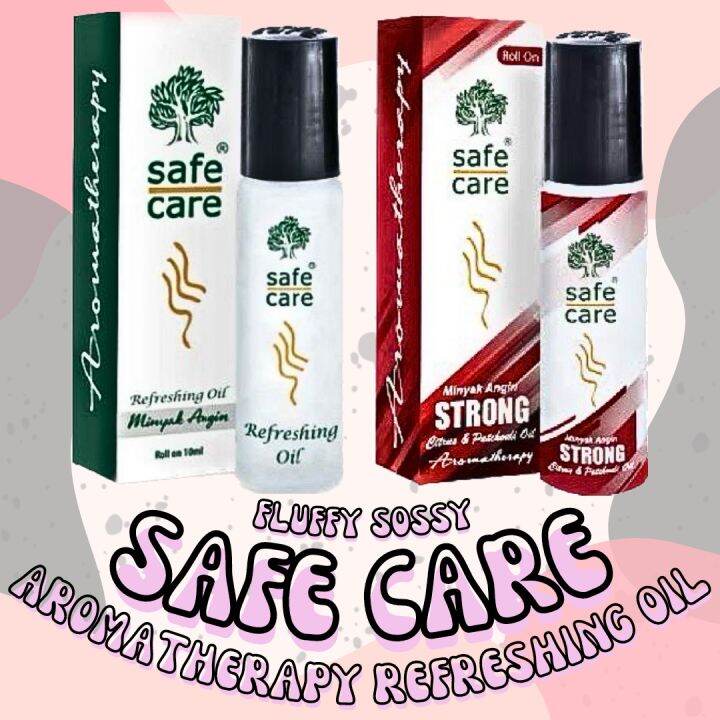 SAFE CARE MINYAK ANGIN AROMATHERAPY REFRESHING ROLL ON ESSENTIAL OIL ...