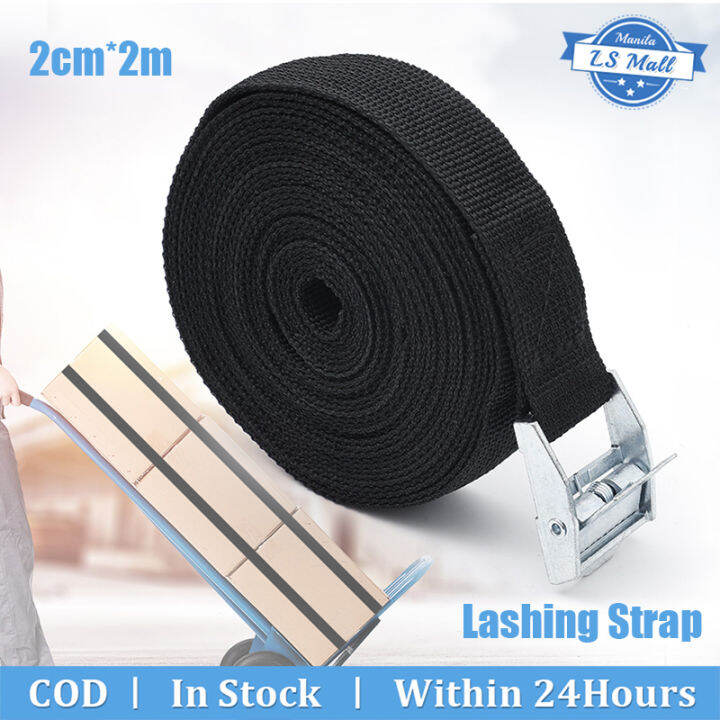 Adjustable Cargo Rope 2cm*2m Lashing Strap Car Cargo Strap Metal Buckle ...