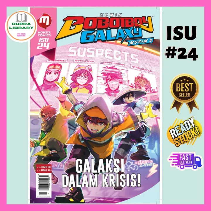 Komik BoBoiBoy Galaxy Musim 2 : Isu 24 “GALAKSI DALAM KRISIS!” | Lazada