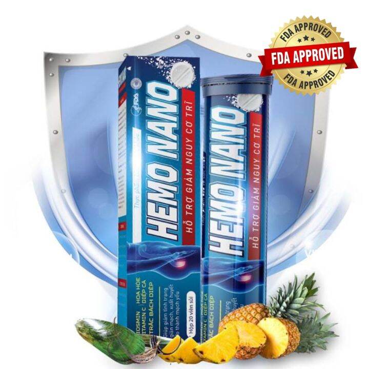 Hemo Nano Effervescent Tablets - All Naturals And Safe To use For ...