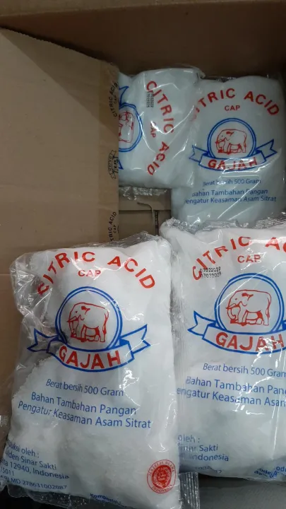 SITRUN/ 1KG / Citric Acid / Asam Sitrat CAP GAJAH | Lazada Indonesia