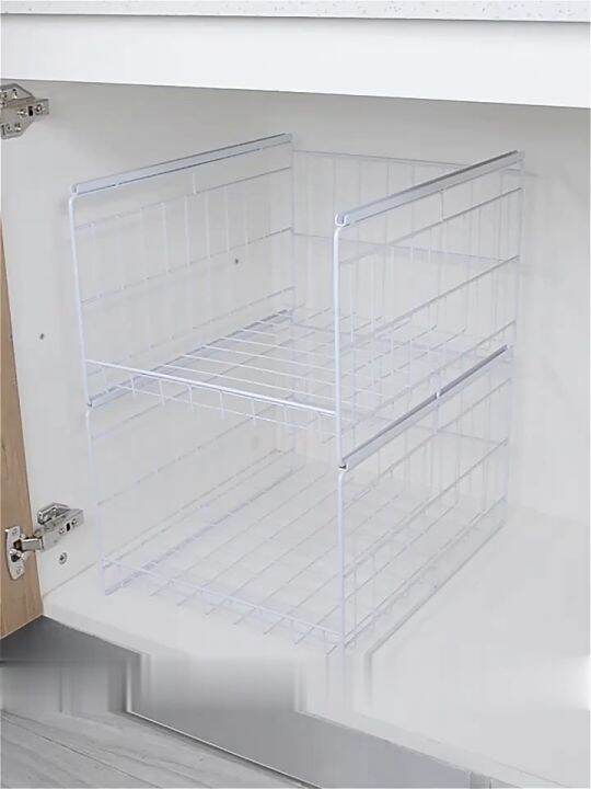 Kitchen Shelf Rack Sliding Kitchen Storage Foldable Storage Rack ...