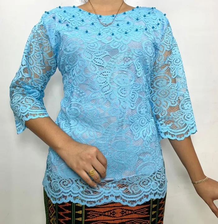 Blus brokat premium/blus brokat terbaru/blus brokat terlaris/BLUS ...