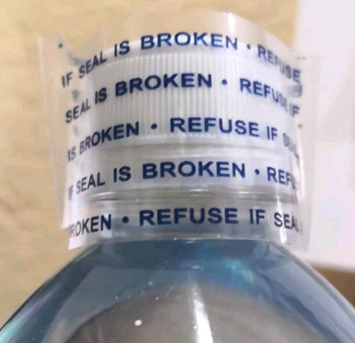 Plastic Seal Selyo for Bottled Water,Vinegar,dishwashing liquid,alcohol ...