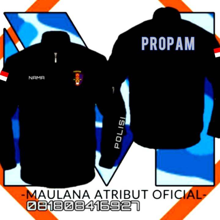 jaket bomber taslan logo propam dan kopaska | Lazada Indonesia