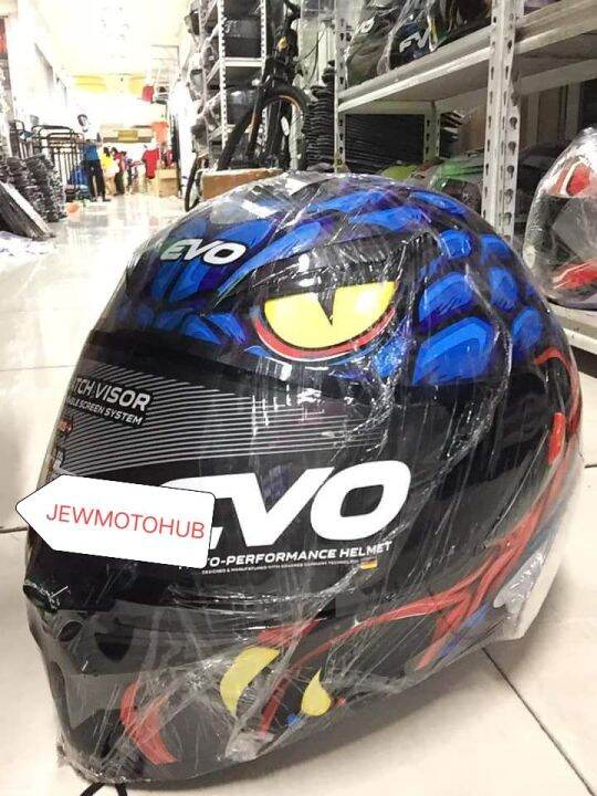 Helmet Evo Helmet Python Blue | Lazada PH