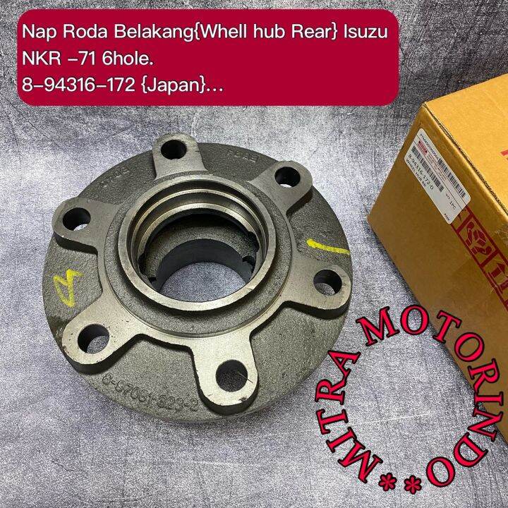 Nap roda belakang-wheel hub assy rear Isuzu NKR71/NKR 71 6 Hole ...