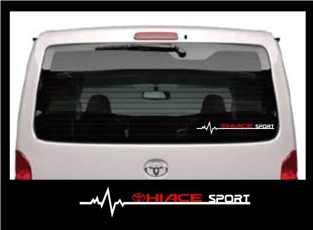 Toyota Hiace Grandia Commuter Van Sport Sticker Design | Lazada PH