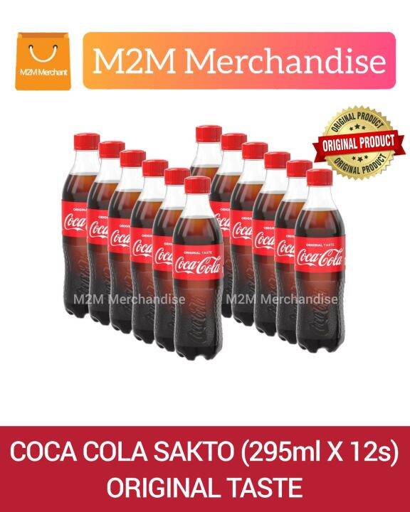 COCA COLA SAKTO (295ml X 12s) ORIGINAL TASTE | Lazada PH