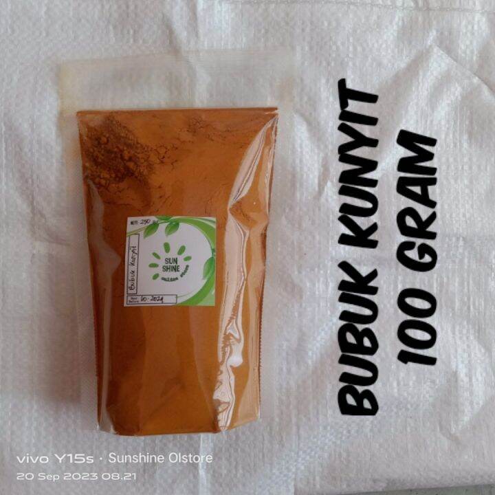Bubuk Kunyit Kuning 100 Gram | Lazada Indonesia