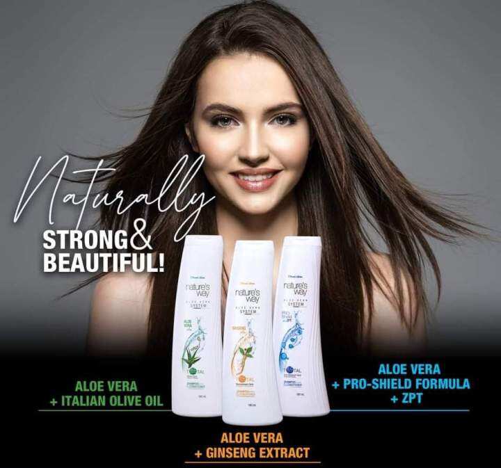 PC NATURE'S WAY SHAMPOO 180ML AND CONDITIONER 200ML | Lazada PH