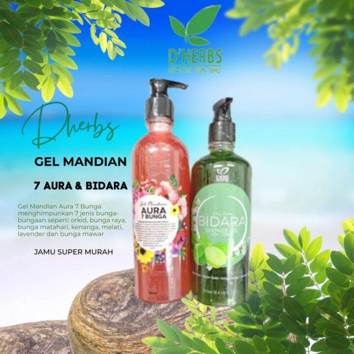 Dherbs Mandian Bidara Aura 7 Herba Shower gel Gel mandian 7 Bunga | Lazada