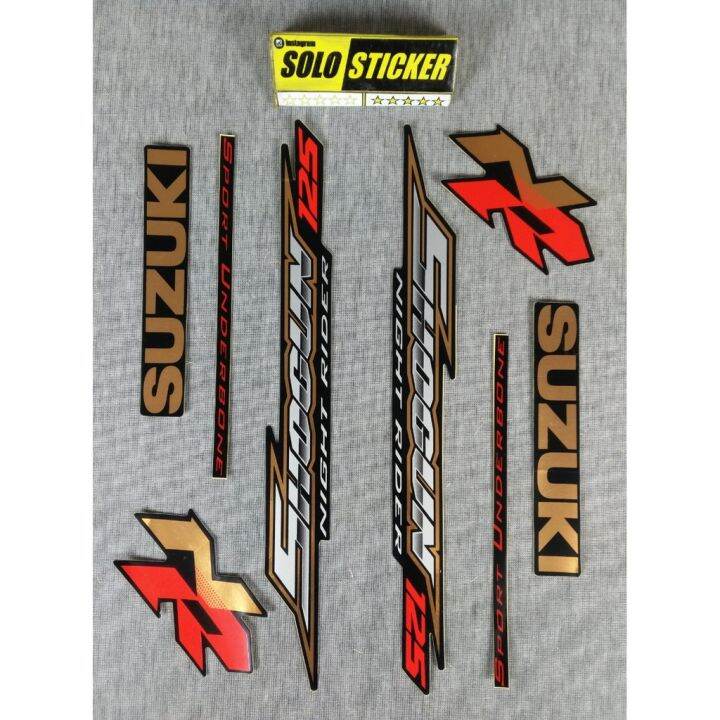 striping sticker lis standar ori SHOGUN NR SHOGUN NR 125 SHOGUN NEW ...