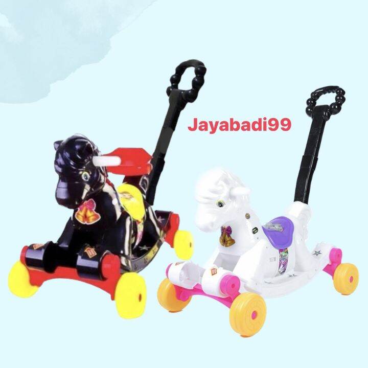 shp kuda putih kuda duduk kuda dorong mainan kuda 2in1 mainan anak kado ...