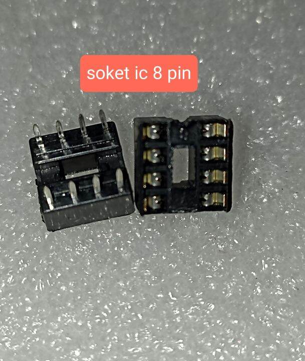 5BUAH SOKET IC 8PIN SOCKET IC 8 KAKI 8 PIN SOKET ADAPTER IC 8 PIN 2 X4 ...