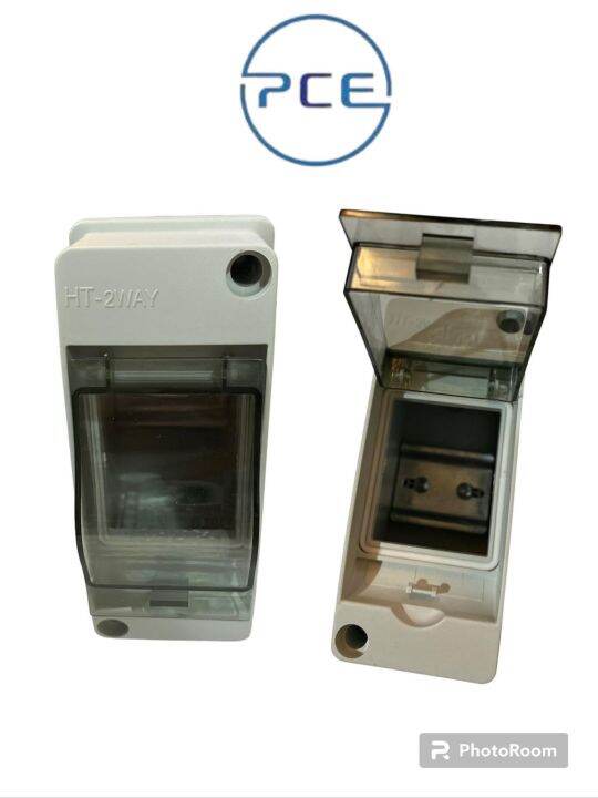 MCB weatherproof 2way distribution box for 2pole mcb breaker | Lazada PH