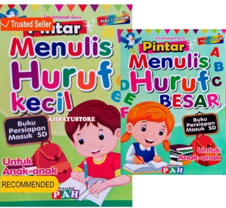 Buku Anak PAUD TK Playgroup Pintar Menulis Huruf Kecil Pintar Menulis ...