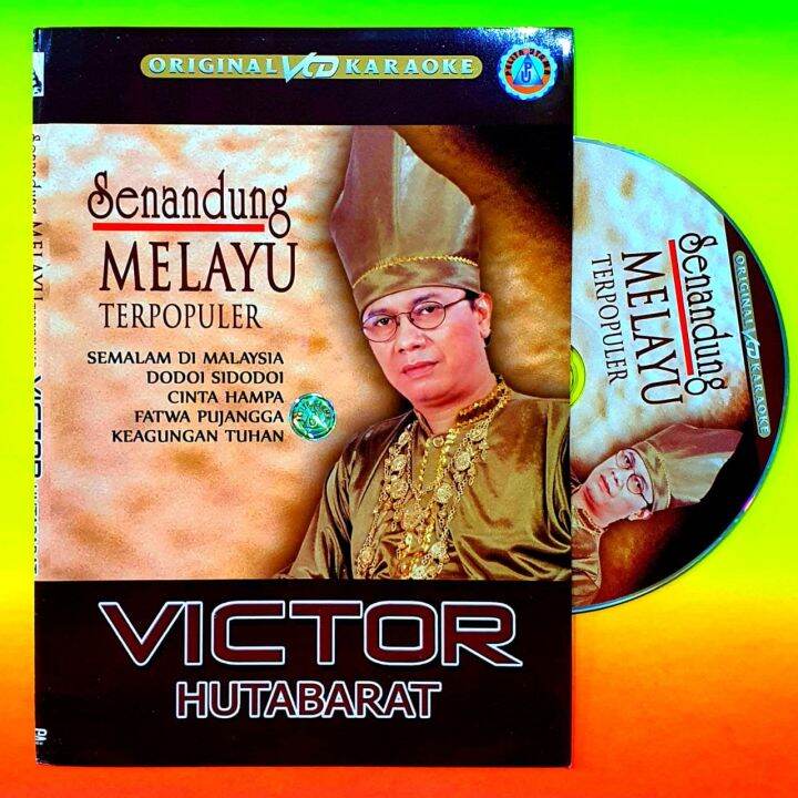 KASET ASLI ORIGINAL VCD VIDEO MUSIK LAGU VICTOR HUTABARAT POP MELAYU BISA KARAOKE-VOCAL ON OF ...