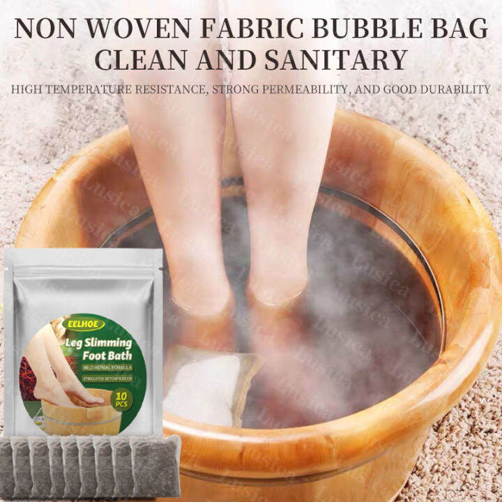 10pcs/box herbal foot bath bag Ginger Foot Soak weight loss genger foot ...