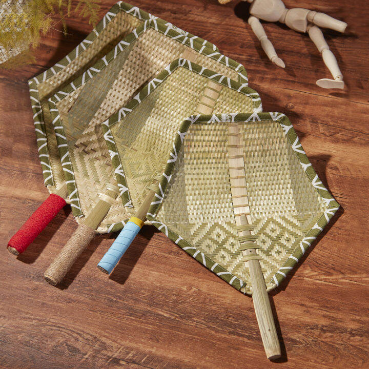 Handmade Bamboo Fan All Bamboo Fan Old-Fashioned Cattail Leaf Fan Woven ...
