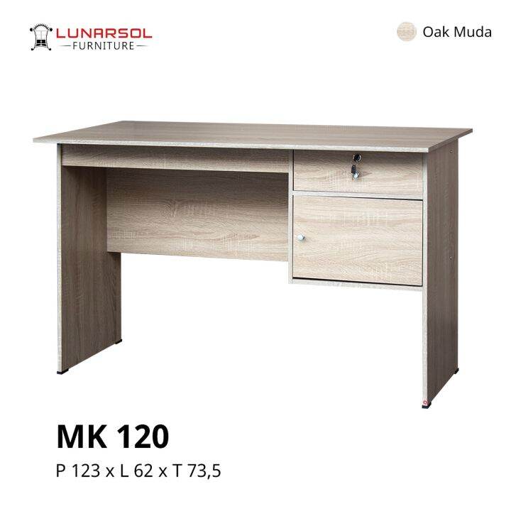 Meja Kantor Meja Kerja Meja Tulis Meja Belajar MK 120 | Lazada Indonesia