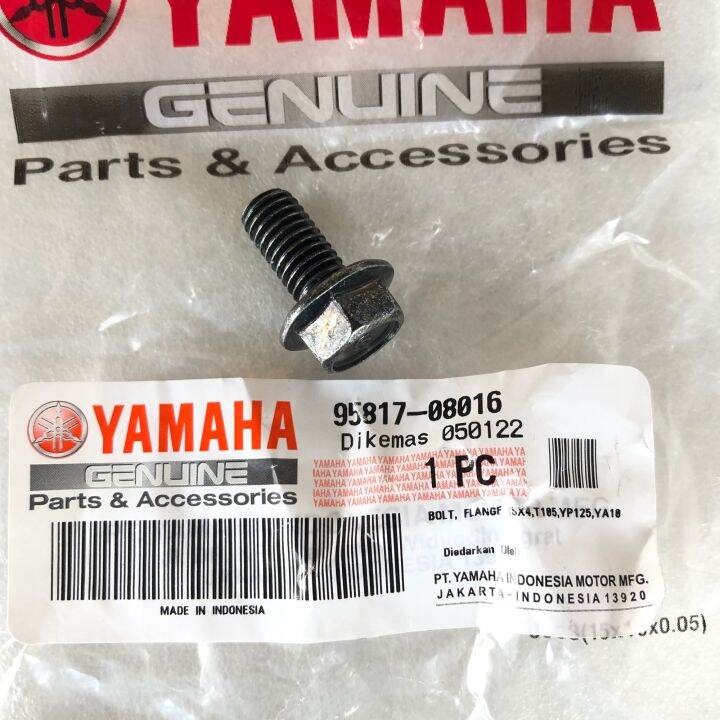 95817-08016 BOLT FLANGE BAUT SINTRIK BAUT GARDAN MIO ORIGINAL YAMAHA ...
