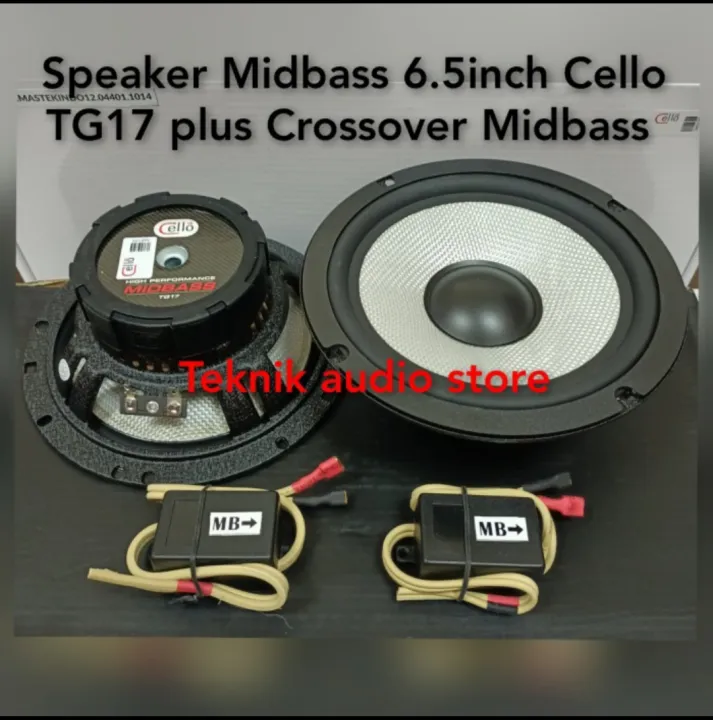 speaker Midbass Cello TG17 plus Crossover Midbass | Lazada Indonesia