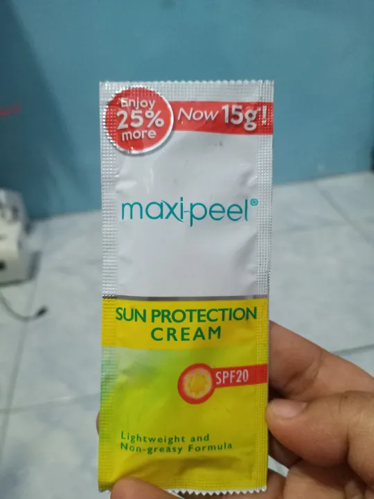 maxi peel sunblock 15g | Lazada PH