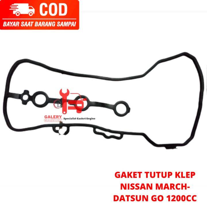 PAKING GASKET COVER VALVE NISSAN MARCH DATSUN GO 1200CC PACKING TUTUP ...