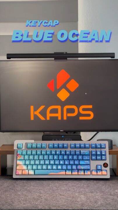 Keycap Blue Ocean - Biển xanh sâu thẳm - nhựa PBT profile MDA in dyesub ...