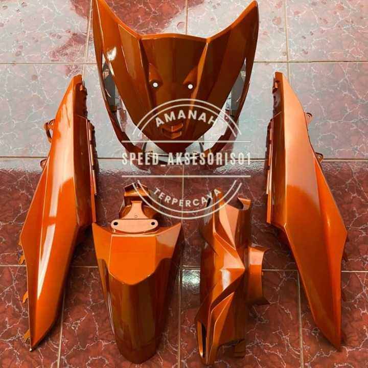 Full Body Halus Honda Beat fi Lama 2013-2015 Warna Oren Ninja | Lazada ...