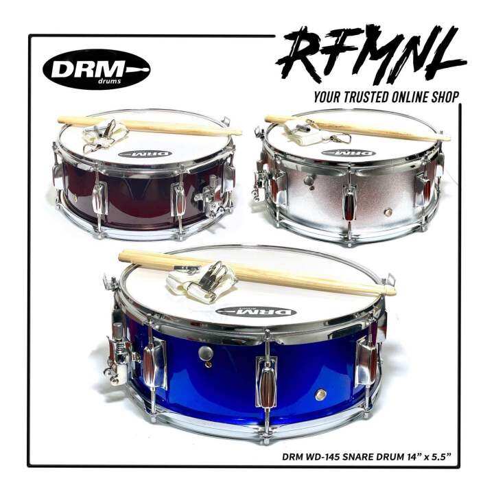 DRM WD-145 Snare Drum 14”x5.5” | Lazada PH