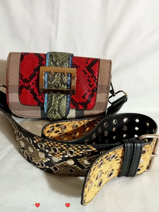 SNAKE SKIN SLING BAG | Lazada PH