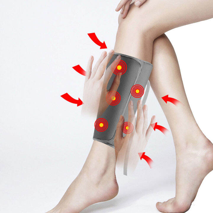 TENS Double Pulse Leg Massager Micro Current Elbow Knee Calf Massager ...